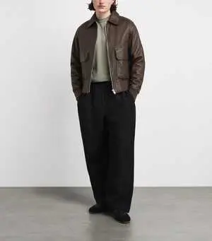 Belstaff Leather Pilot Jacket