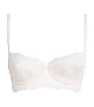 Simone Perele Lace Intrigue Half-cup Bra - Pink