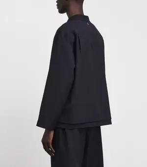 LE17SEPTEMBRE Oversized Camp Collar Shirt