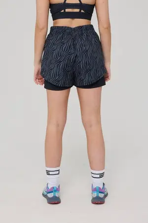 OOSC Elite 2-in-1 Performance Shorts - Black Tiger