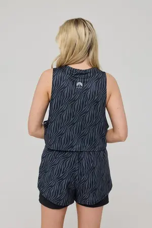 OOSC Elite 2-in-1 Performance Shorts - Black Tiger