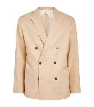 NN.07 Nn07 Jordin Double-breasted Linen Blazer