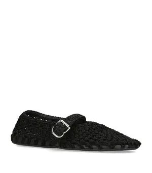 Alaïa Knotted Ballet Flats