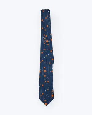 KNOTTERY & CO Constellation Dots Silk Neck Tie