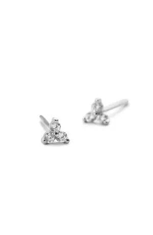ANA LUISA Gold Plated Sterling Cubic Zirconia Stud Earrings