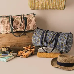 DANICA BRANDS Wildgrove Block Print Weekender Bag