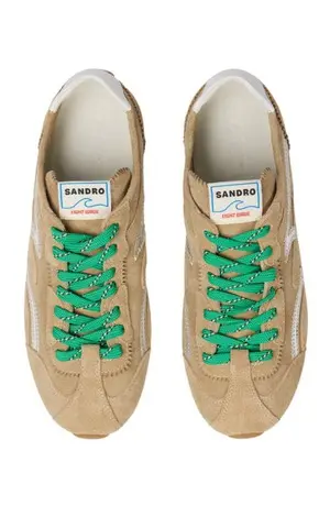 Sandro Light Wave Suede Trainers