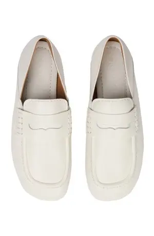 Sandro Leather Loafers With Foldable Counter