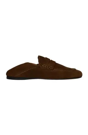 Sandro Suede Loafers - Brown