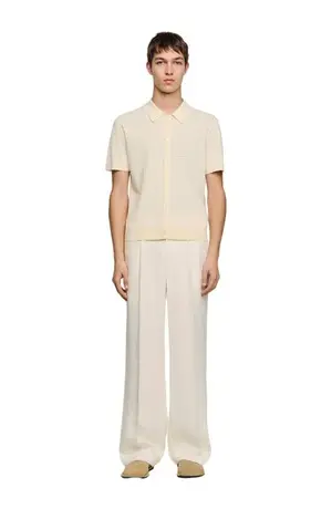 Sandro Openwork Shirt - Ecru
