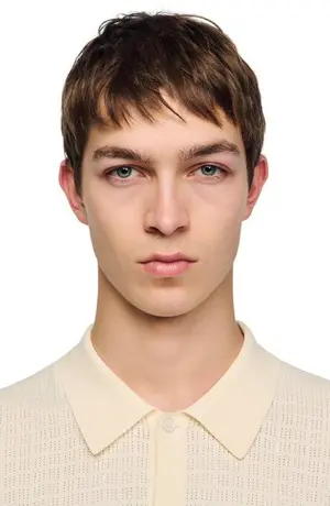 Sandro Openwork Shirt - Ecru