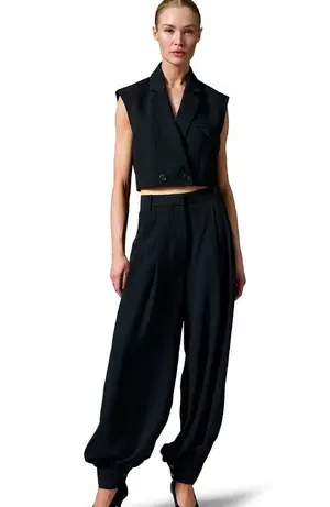 Day Birger Et Mikkelsen Marnie Cropped Gabardine Waistcoat