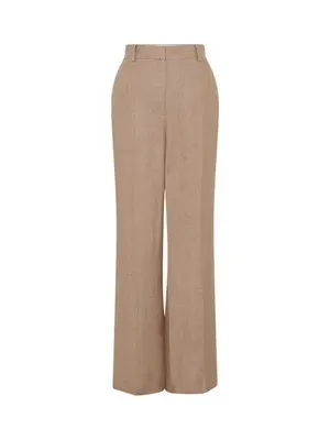 Gerard Darel Abigail Wide Leg Linen Pants