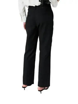 Gerard Darel Athea Straight Leg Pants With Golden Detail