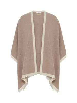 Gerard Darel Lili Cashmere Draped Poncho