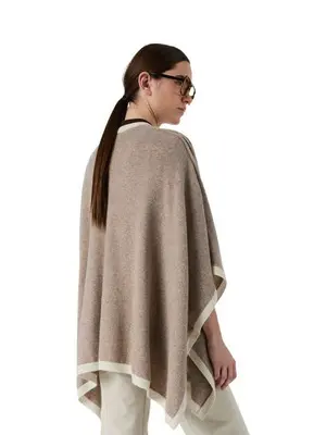 Gerard Darel Lili Cashmere Draped Poncho