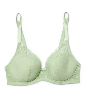 ADORE ME Amalee Contour Full Coverage Bra - Medium Green
