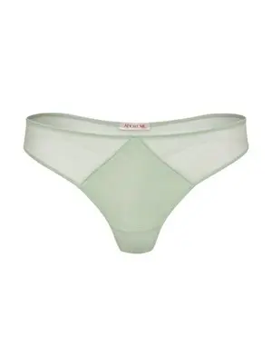 ADORE ME Brittani Thong Panties - Medium Green