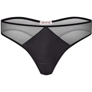 ADORE ME Brittani Thong Panties - Black