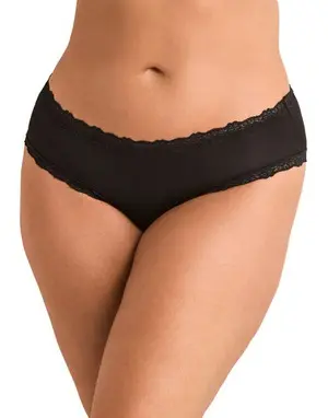ADORE ME Mariola Hipster Panties - Black
