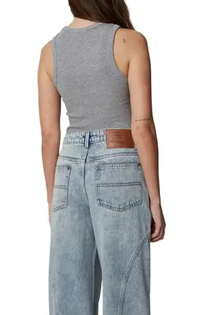 GOOD FOR NOTHING Denim Suture Wide Leg Jeans