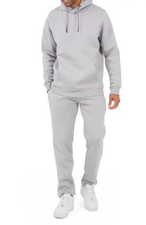 BRAVE SOUL Hoodie And Jogger Set - Grey