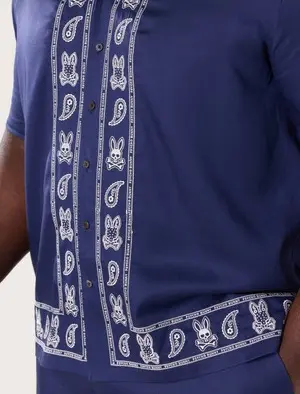 Psycho Bunny Big & Tall Embroidered Sport Shirt