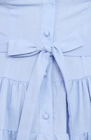 PETAL & PUP Diantha Long Sleeve Shirtdress