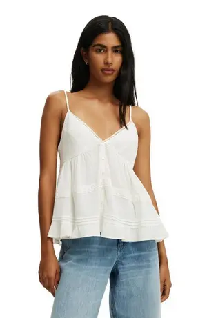 Cotton On Trimmed Camis Tanks For Women
