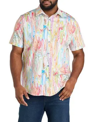 Robert Graham Big & Tall Bellenden Sport Shirt - Multi