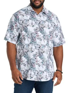 ROBERT GRAHAM BY DXL Big & Tall Pickwick Sport Shirt