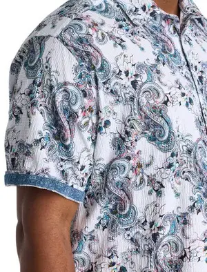 ROBERT GRAHAM BY DXL Big & Tall Pickwick Sport Shirt
