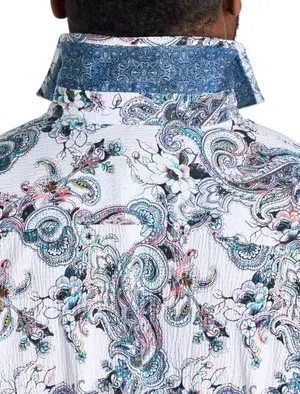 ROBERT GRAHAM BY DXL Big & Tall Pickwick Sport Shirt