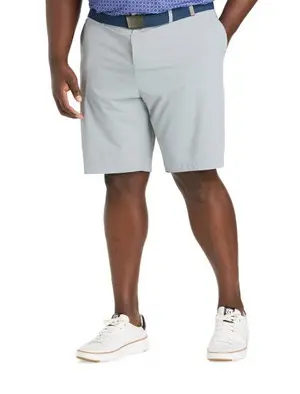 CALLAWAY Big & Tall Premium Flat-front Golf Shorts - Concrete