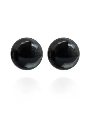 SAULE LABEL Gaia Mini Earrings - Obsidian Orb