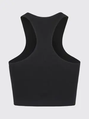 Off-White Ribbed Cropped Top
