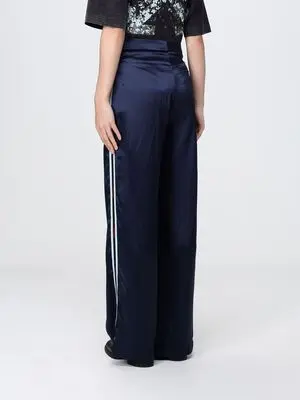 Off-White Satin Straight Trousers