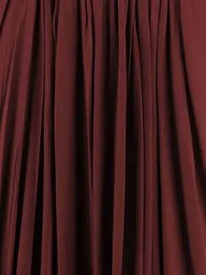 SA SU PHI Cotton Blend Long Skirt - Red