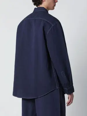 Studio Nicholson Casual Cotton And Linen Shirt