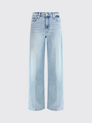 7 For All Mankind Wide Leg Jeans - Ice