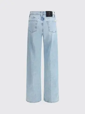 7 For All Mankind Wide Leg Jeans - Ice