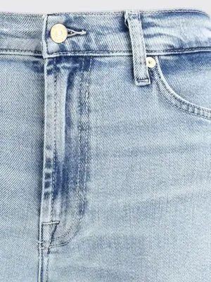 7 For All Mankind Wide Leg Jeans - Ice