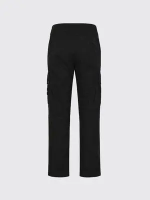 Stone Island Cotton Cargo Trousers - Black