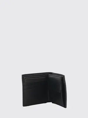 BOSS Bifold Synthetic Leather Wallet With Monogram Pattern And Coin Pocket