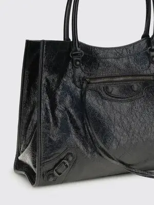 Balenciaga Le City Arena Leather Tote Bag - Black