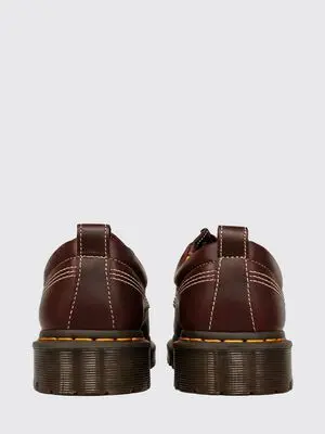 Dr. Martens Lowell Leather Derby Shoes - Red