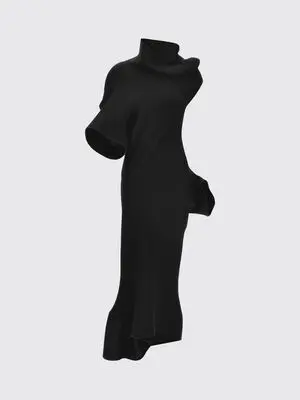 Issey Miyake Asymmetrical One-shoulder Long Jersey Dress