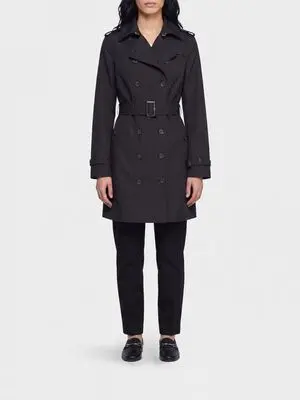 SAVE THE DUCK Belted Trench Coat - Brown