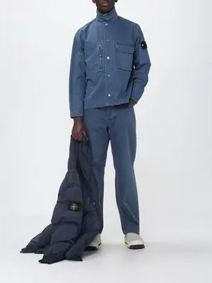 Stone Island Straight Fit Cotton Denim Jeans