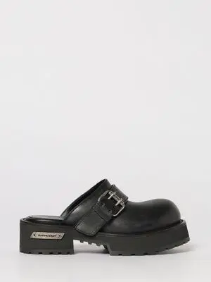 Balenciaga Leather Mules - Black